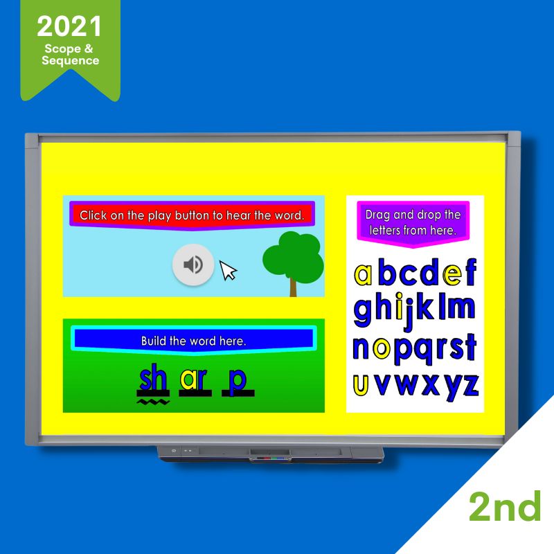 IMSE Drag and Drop Grade 2 Dictation Slides - 2021 Edition