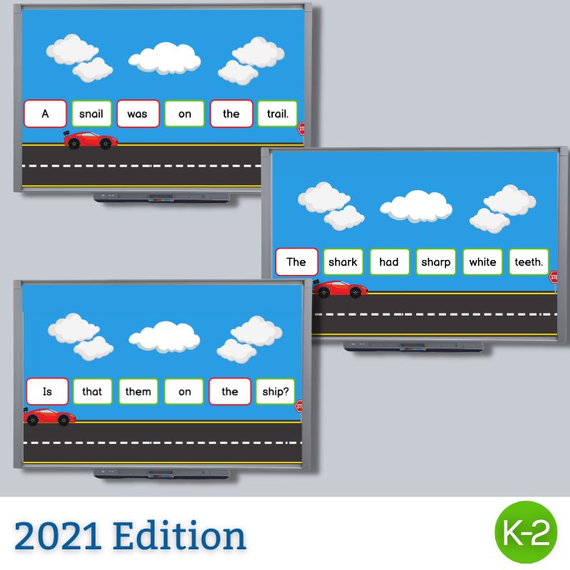 IMSE K-2 Grade Orton Gillingham Fluency Slide Bundle - 2021 Edition